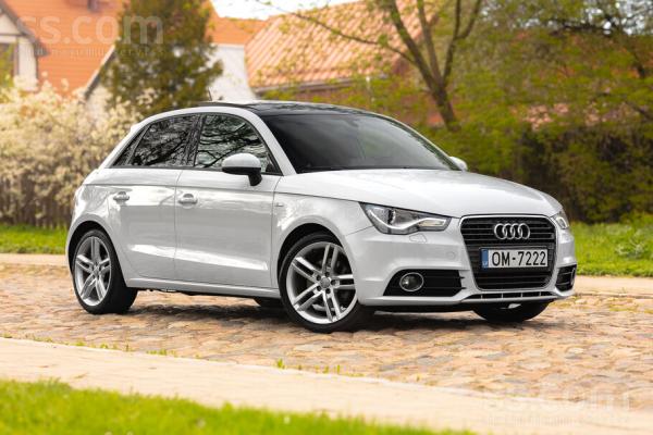 White Audi A1 2012 in Jelgava, with an engine capacity of 1.40 L and mileage of 145 thousand km for 7900 €, photo 1 on AUTOMOTO.COM.LV