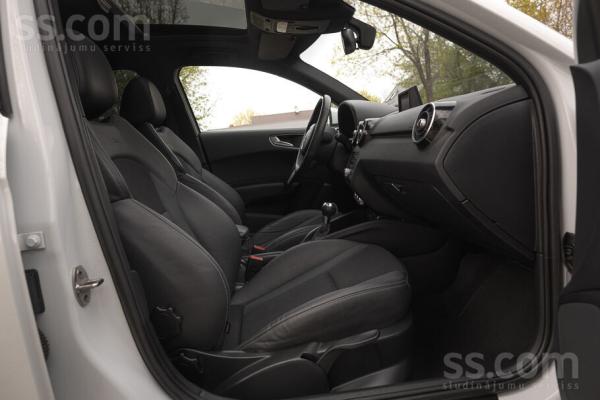 White Audi A1 2012 in Jelgava, with an engine capacity of 1.40 L and mileage of 145 thousand km for 7900 €, photo 6 on AUTOMOTO.COM.LV