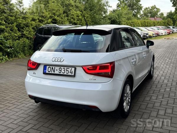 White Audi A1 2012 in Riga, with an engine capacity of 1.20 L and mileage of 235 thousand km for 6600 €, photo 3 on AUTOMOTO.COM.LV