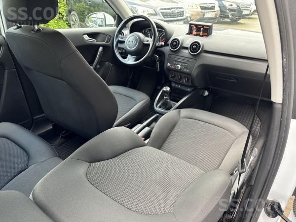 White Audi A1 2012 in Riga, with an engine capacity of 1.20 L and mileage of 235 thousand km for 6600 €, photo 10 on AUTOMOTO.COM.LV