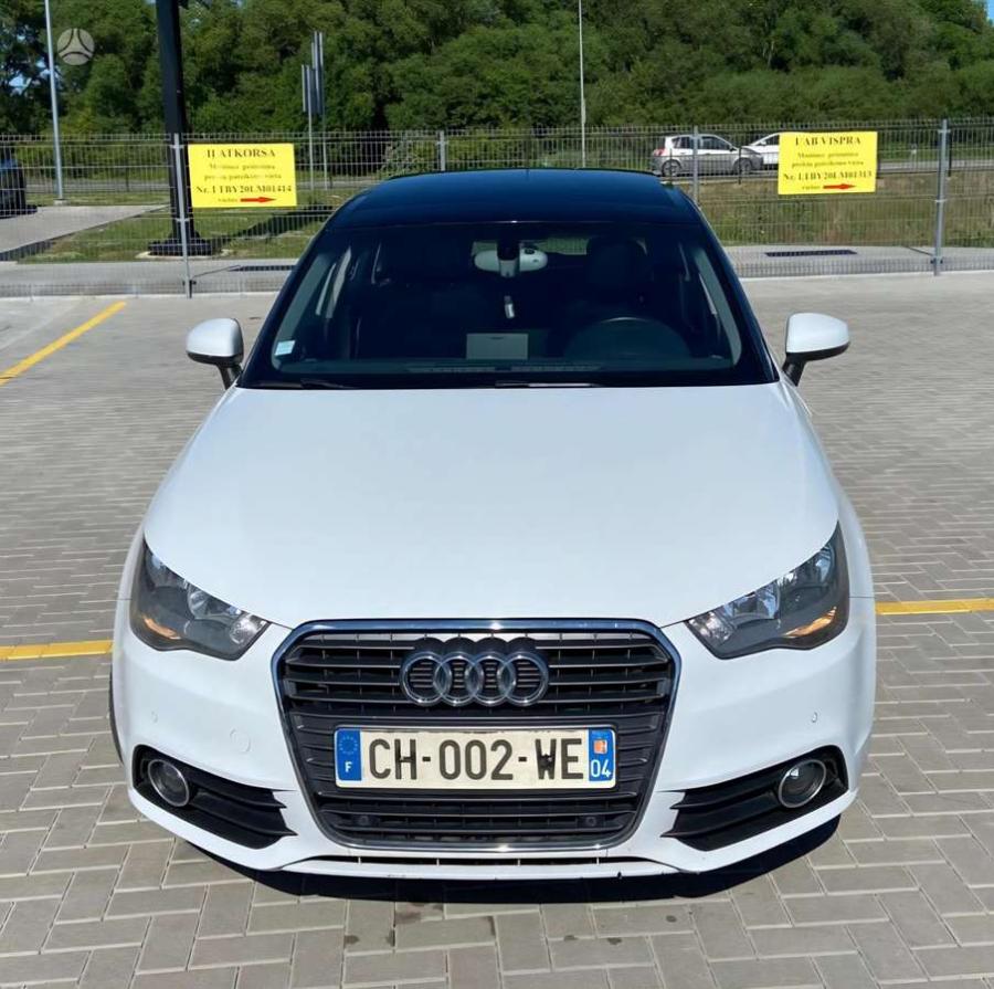 White Audi A1 2012 in Taurage, with an engine capacity of 1.60 L and mileage of 212 thousand km for 5900 €, photo 3 on AUTOMOTO.COM.LV