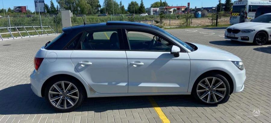 White Audi A1 2012 in Taurage, with an engine capacity of 1.60 L and mileage of 212 thousand km for 5900 €, photo 7 on AUTOMOTO.COM.LV