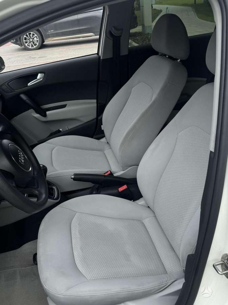 Balts Audi A1 2012 Viļņa, ar dzinēja tilpumu 1.39 L un nobraukumu 90 tūkst. km par 5650 €, foto 6 vietnē AUTOMOTO.COM.LV