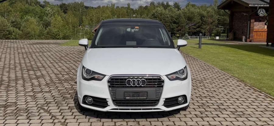 White Audi A1 2012 in Vilnius, with an engine capacity of 1.40 L and mileage of 154 thousand km for 6500 €, photo 3 on AUTOMOTO.COM.LV