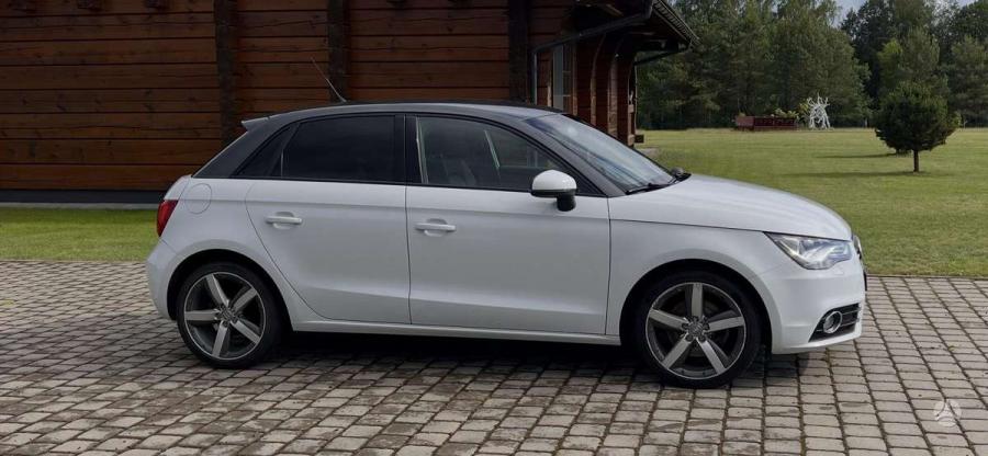 White Audi A1 2012 in Vilnius, with an engine capacity of 1.40 L and mileage of 154 thousand km for 6500 €, photo 10 on AUTOMOTO.COM.LV