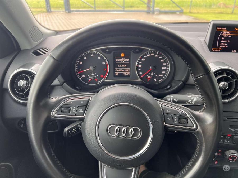 White Audi A1 2012 in Vilnius, with an engine capacity of 1.40 L and mileage of 154 thousand km for 6500 €, photo 18 on AUTOMOTO.COM.LV