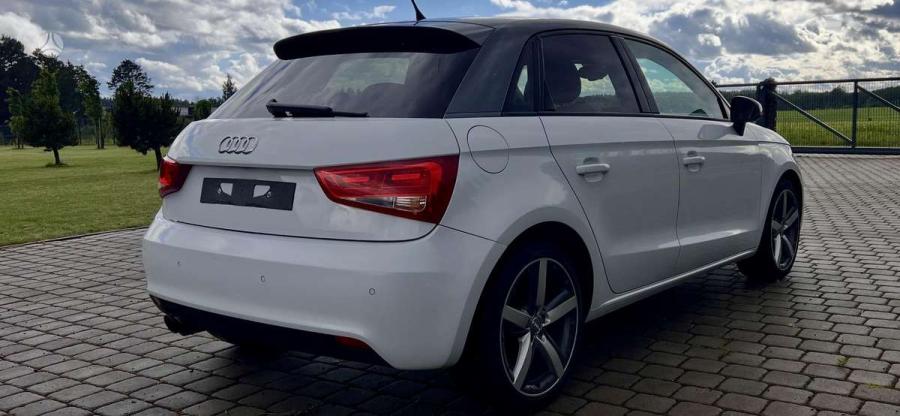 White Audi A1 2012 in Vilnius, with an engine capacity of 1.40 L and mileage of 154 thousand km for 6500 €, photo 23 on AUTOMOTO.COM.LV