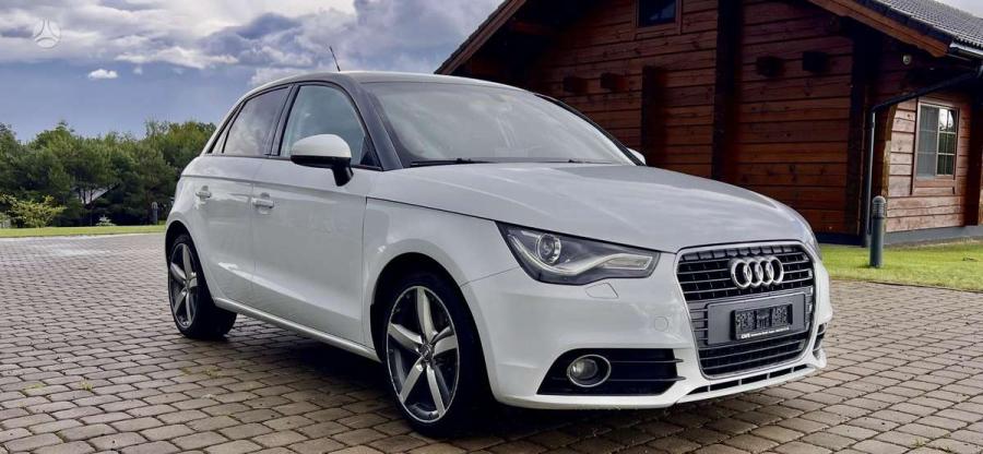 White Audi A1 2012 in Vilnius, with an engine capacity of 1.40 L and mileage of 154 thousand km for 6500 €, photo 24 on AUTOMOTO.COM.LV