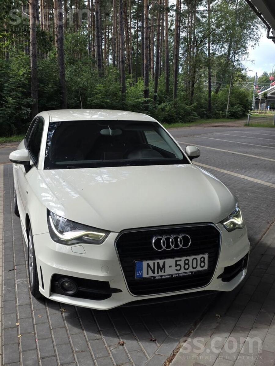 White Audi A1 2012 in Jurmala, with an engine capacity of 1.20 L and mileage of 208 thousand km for 5500 €, photo 1 on AUTOMOTO.COM.LV