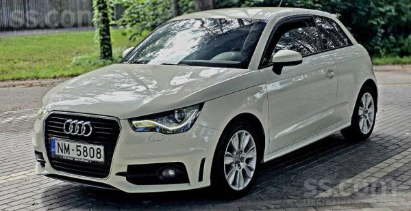 White Audi A1 2012 in Jurmala, with an engine capacity of 1.20 L and mileage of 208 thousand km for 5500 €, photo 2 on AUTOMOTO.COM.LV