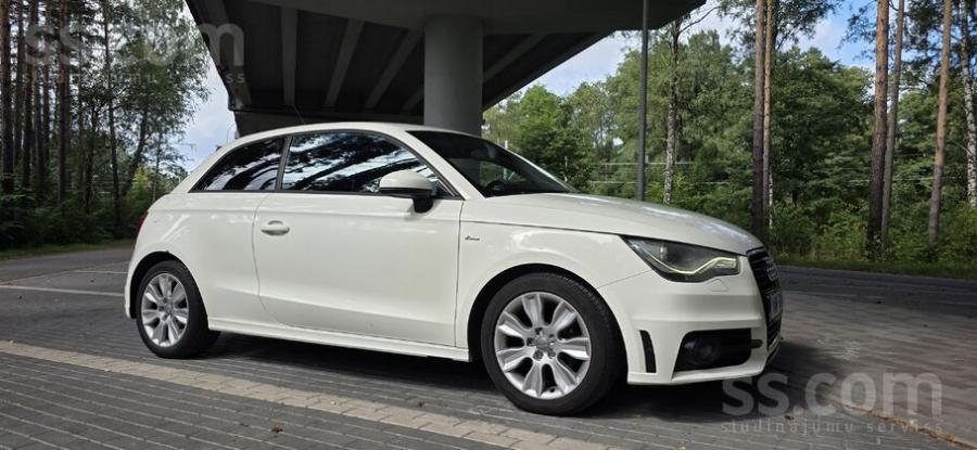 White Audi A1 2012 in Jurmala, with an engine capacity of 1.20 L and mileage of 208 thousand km for 5500 €, photo 4 on AUTOMOTO.COM.LV