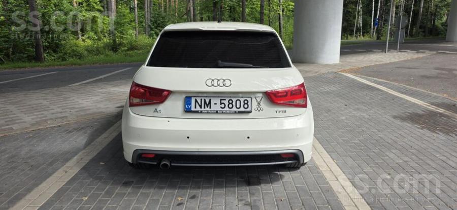 White Audi A1 2012 in Jurmala, with an engine capacity of 1.20 L and mileage of 208 thousand km for 5500 €, photo 5 on AUTOMOTO.COM.LV