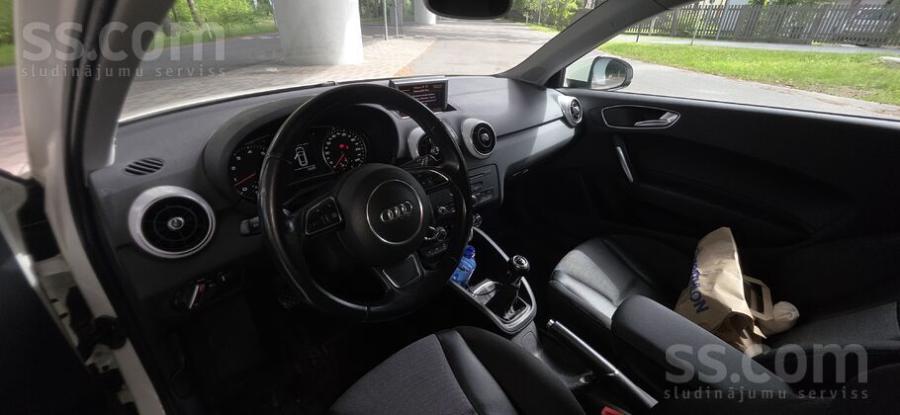 White Audi A1 2012 in Jurmala, with an engine capacity of 1.20 L and mileage of 208 thousand km for 5500 €, photo 8 on AUTOMOTO.COM.LV