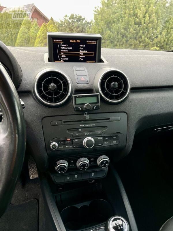 Balts Audi A1 2013 Viļņa, ar dzinēja tilpumu 1.60 L un nobraukumu 192 tūkst. km par 7300 €, foto 10 vietnē AUTOMOTO.COM.LV