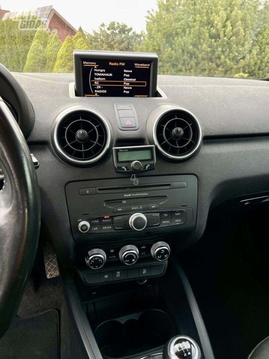 Balts Audi A1 2013 Viļņa, ar dzinēja tilpumu 1.60 L un nobraukumu 192 tūkst. km par 7300 €, foto 11 vietnē AUTOMOTO.COM.LV