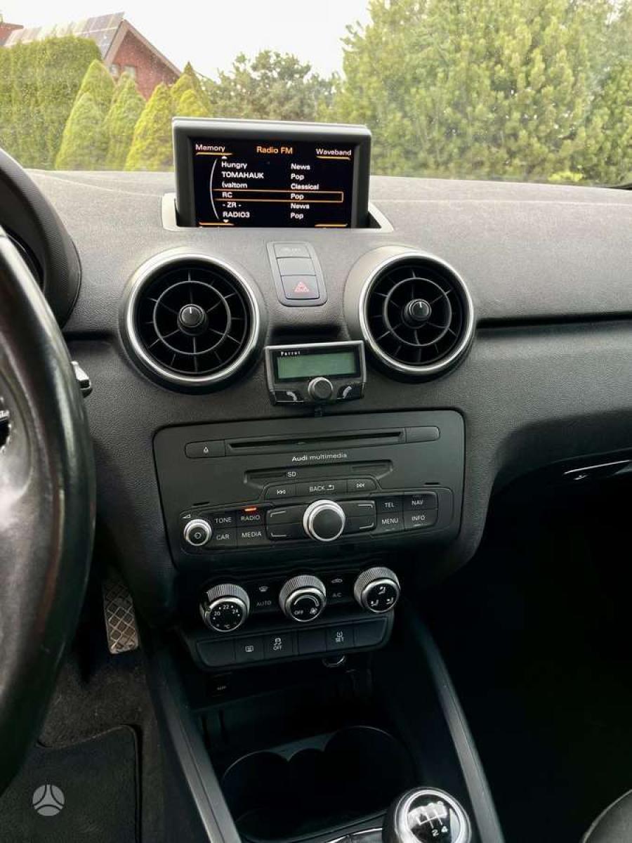 Balts Audi A1 2013 Viļņa, ar dzinēja tilpumu 1.60 L un nobraukumu 192 tūkst. km par 5850 €, foto 14 vietnē AUTOMOTO.COM.LV