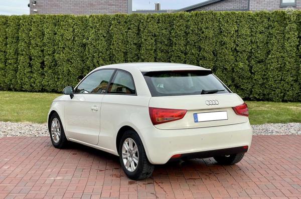 White Audi A1 2013 in Vilnius, with an engine capacity of 1.60 L and mileage of 192 thousand km for 5850 €, photo 6 on AUTOMOTO.COM.LV