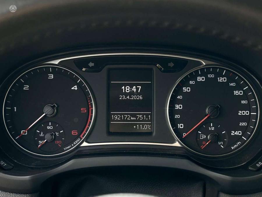 Balts Audi A1 2013 Viļņa, ar dzinēja tilpumu 1.60 L un nobraukumu 192 tūkst. km par 5850 €, foto 11 vietnē AUTOMOTO.COM.LV