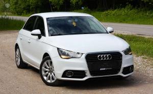 White Audi A1 2013 in Kretinga, with an engine capacity of 1.60 L and mileage of 275 thousand km for 6499 €, photo  on AUTOMOTO.COM.LV