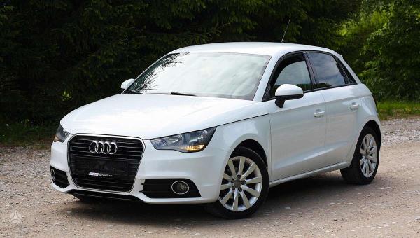 White Audi A1 2013 in Kretinga, with an engine capacity of 1.60 L and mileage of 275 thousand km for 6499 €, photo 6 on AUTOMOTO.COM.LV