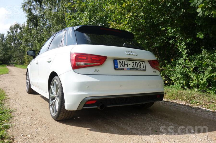 White Audi A1 2013 in Riga, with an engine capacity of 1.20 L and mileage of 142 thousand km for 5490 €, photo 7 on AUTOMOTO.COM.LV