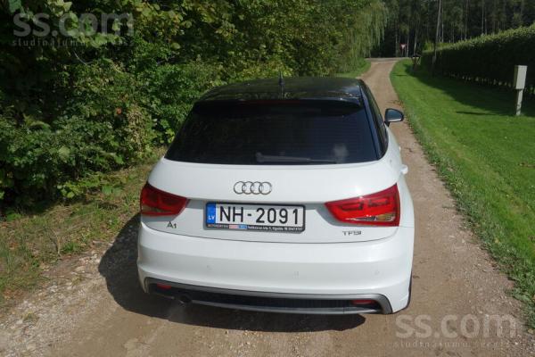 White Audi A1 2013 in Riga, with an engine capacity of 1.20 L and mileage of 142 thousand km for 5490 €, photo 8 on AUTOMOTO.COM.LV