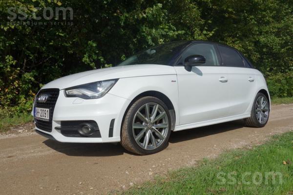 White Audi A1 2013 in Riga, with an engine capacity of 1.20 L and mileage of 142 thousand km for 5490 €, photo 4 on AUTOMOTO.COM.LV