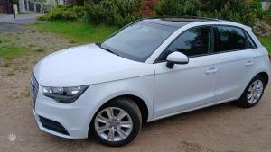 White Audi A1 2013 in Vilnius, with an engine capacity of 1.60 L and mileage of 262 thousand km for 4750 €, photo 4 on AUTOMOTO.COM.LV