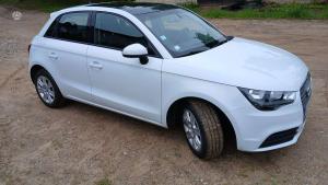 White Audi A1 2013 in Vilnius, with an engine capacity of 1.60 L and mileage of 262 thousand km for 4750 €, photo 5 on AUTOMOTO.COM.LV