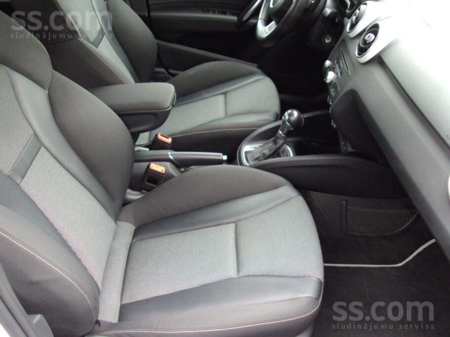 White Audi A1 2014 in Riga, with an engine capacity of 1.40 L and mileage of 220 thousand km for 8400 €, photo 6 on AUTOMOTO.COM.LV