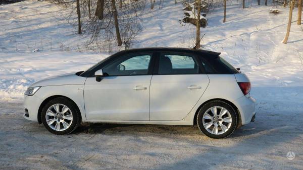 Balts Audi A1 2015 Viļņa, ar dzinēja tilpumu 1.40 L un nobraukumu 85 tūkst. km par 8200 €, foto 5 vietnē AUTOMOTO.COM.LV