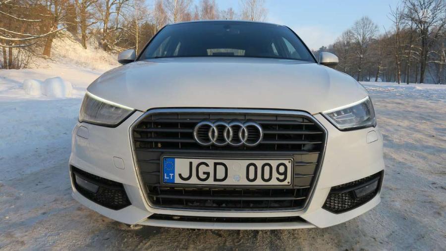 Balts Audi A1 2015 Viļņa, ar dzinēja tilpumu 1.40 L un nobraukumu 85 tūkst. km par 8200 €, foto 7 vietnē AUTOMOTO.COM.LV