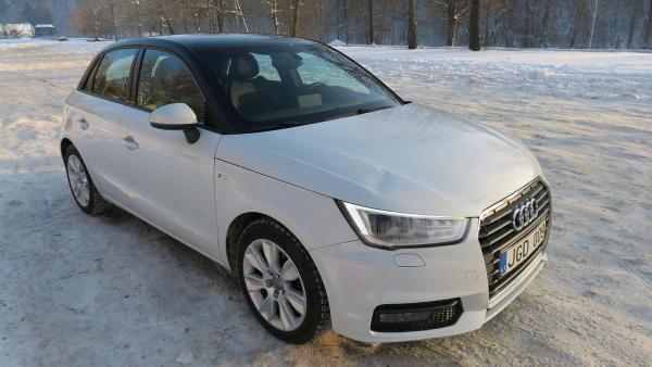 Balts Audi A1 2015 Viļņa, ar dzinēja tilpumu 1.40 L un nobraukumu 85 tūkst. km par 8200 €, foto 10 vietnē AUTOMOTO.COM.LV