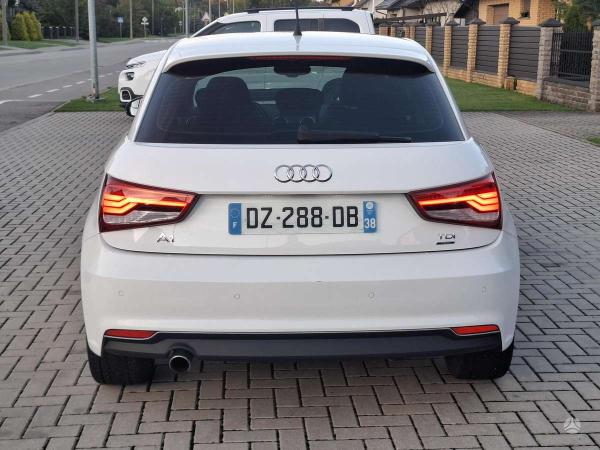 White Audi A1 2016 in Taurage, with an engine capacity of 1.42 L and mileage of 180 thousand km for 6950 €, photo 5 on AUTOMOTO.COM.LV