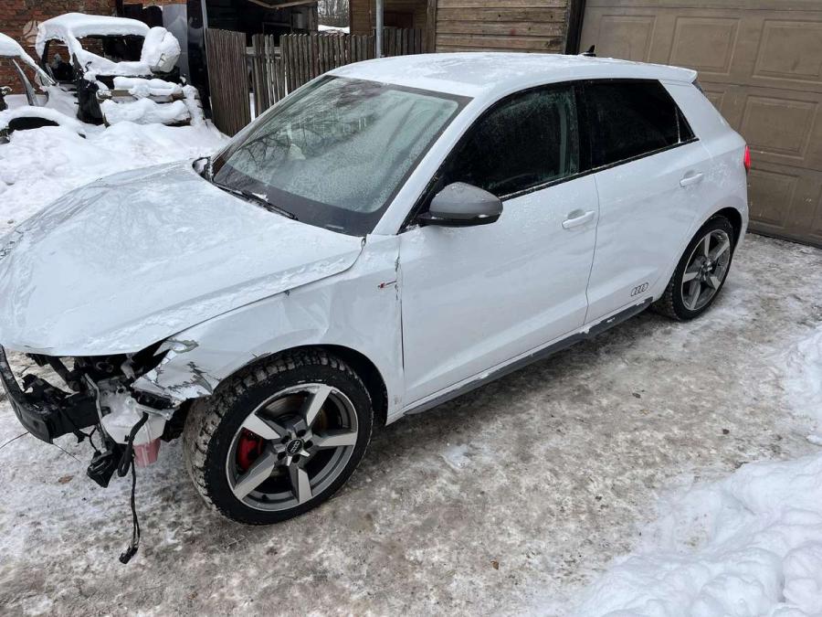 White Audi A1 2019 in Kaunas, with an engine capacity of 1.98 L and mileage of 116 thousand km for 7999 €, photo 1 on AUTOMOTO.COM.LV