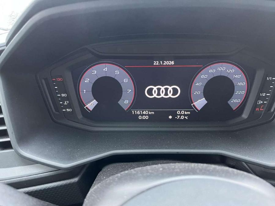 White Audi A1 2019 in Kaunas, with an engine capacity of 1.98 L and mileage of 116 thousand km for 7999 €, photo 13 on AUTOMOTO.COM.LV