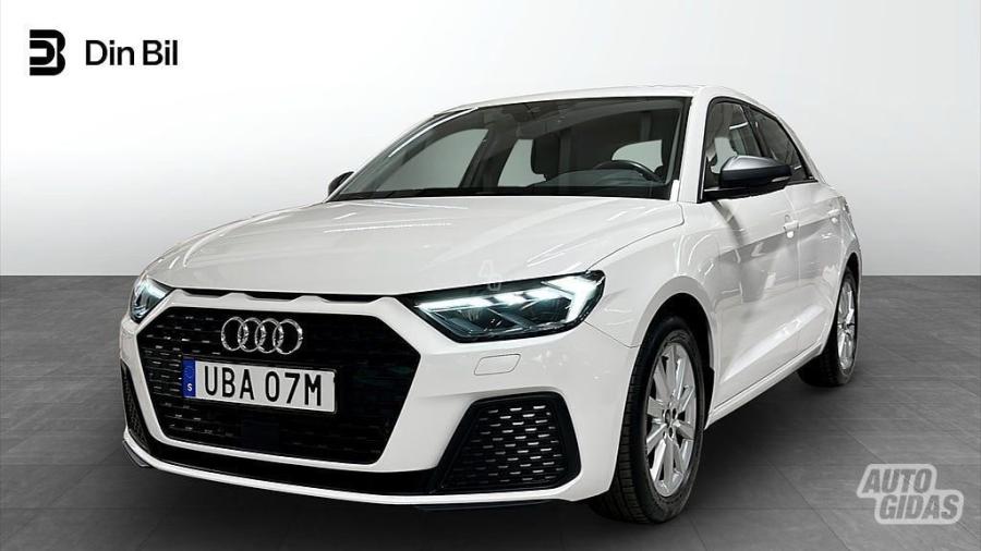 White Audi A1 2021 in Kaunas, with an engine capacity of 0.00 L and mileage of 19 thousand km for 21381 €, photo 1 on AUTOMOTO.COM.LV