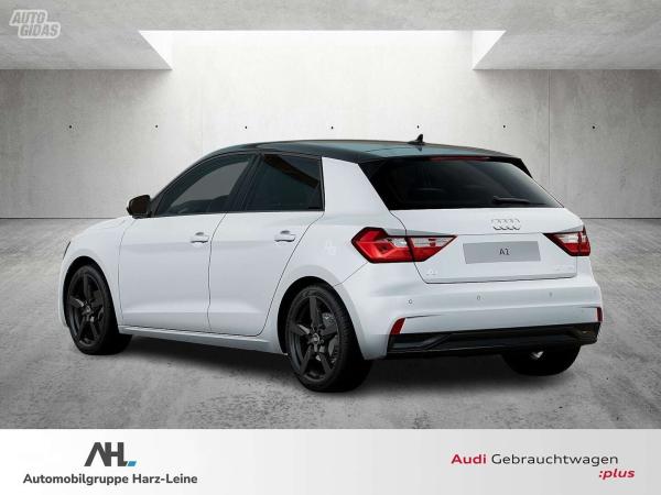White Audi A1 2024 in Kaunas, with an engine capacity of 1.00 L and mileage of 11 thousand km for 26426 €, photo 3 on AUTOMOTO.COM.LV