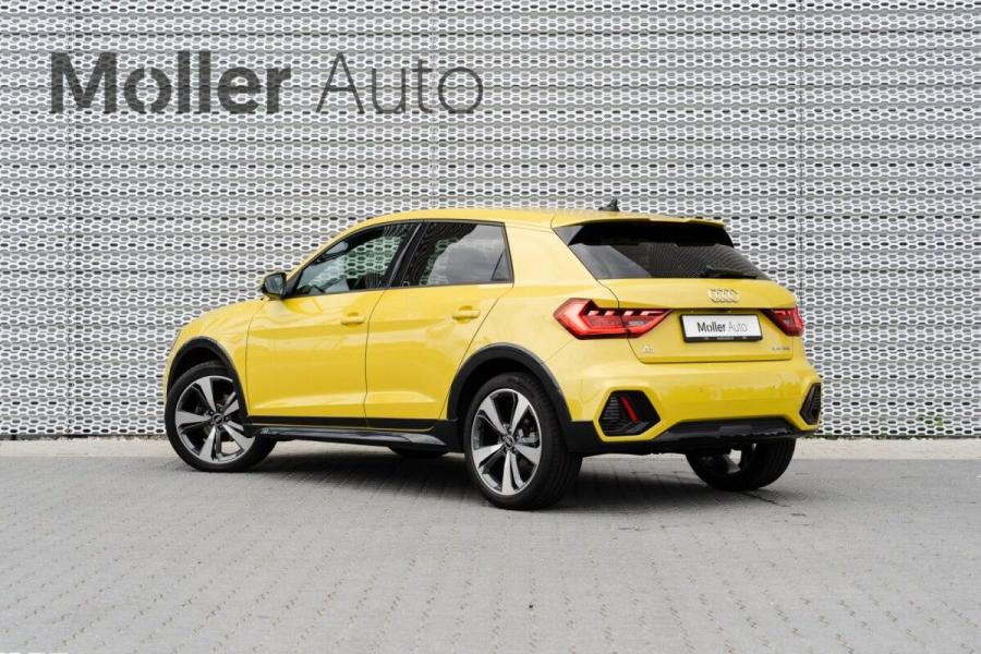 Yellow Audi A1 2023 in Marupe, with an engine capacity of 1.50 L and mileage of 63 thousand km for 38750 €, photo 4 on AUTOMOTO.COM.LV