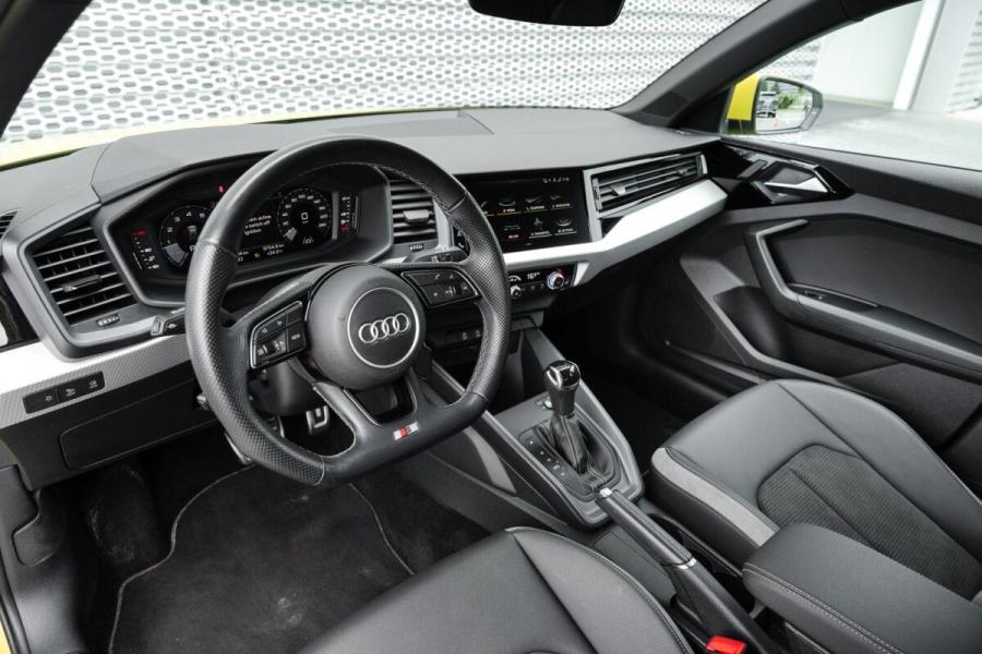 Yellow Audi A1 2023 in Marupe, with an engine capacity of 1.50 L and mileage of 63 thousand km for 38750 €, photo 9 on AUTOMOTO.COM.LV