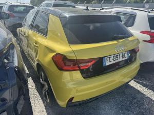 Yellow Audi A1 2018 in Taurage, with an engine capacity of 1.00 L and mileage of 104 thousand km for 6900 €, photo 5 on AUTOMOTO.COM.LV