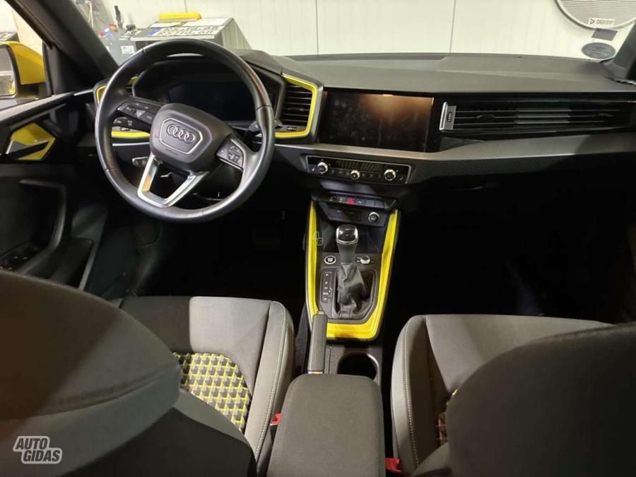 Yellow Audi A1 2023 in Kaunas, with an engine capacity of 1.00 L and mileage of 39 thousand km for 27950 €, photo 9 on AUTOMOTO.COM.LV