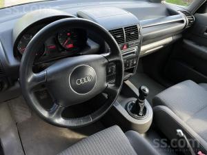 Black Audi A2 2000 in Riga, with an engine capacity of 1.40 L and mileage of 0 thousand km for 950 €, photo 6 on AUTOMOTO.COM.LV