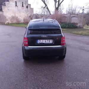 Melns Audi A2 2001 Dobele, ar dzinēja tilpumu 1.40 L un nobraukumu 270 tūkst. km par 2350 €, foto 8 vietnē AUTOMOTO.COM.LV