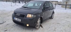 Black Audi A2 2001 in Ludza, with an engine capacity of 1.40 L and mileage of 227 thousand km for 2550 €, photo 4 on AUTOMOTO.COM.LV