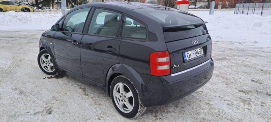 Black Audi A2 2001 in Ludza, with an engine capacity of 1.40 L and mileage of 227 thousand km for 2550 €, photo 6 on AUTOMOTO.COM.LV