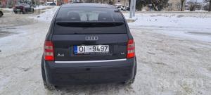 Black Audi A2 2001 in Ludza, with an engine capacity of 1.40 L and mileage of 227 thousand km for 2550 €, photo 7 on AUTOMOTO.COM.LV