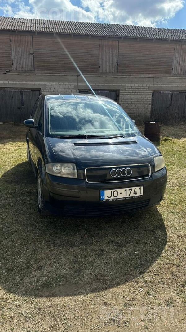Black Audi A2 2001 in Dobele, with an engine capacity of 1.40 L and mileage of 287 thousand km for 1300 €, photo 5 on AUTOMOTO.COM.LV