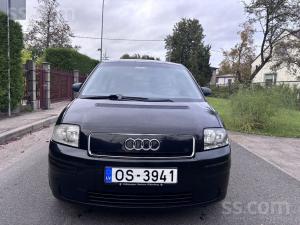 Black Audi A2 2001 in Riga, with an engine capacity of 1.40 L and mileage of 231 thousand km for 2990 €, photo 3 on AUTOMOTO.COM.LV