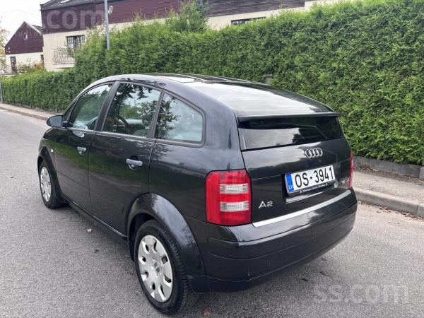 Black Audi A2 2001 in Riga, with an engine capacity of 1.40 L and mileage of 231 thousand km for 2990 €, photo 8 on AUTOMOTO.COM.LV